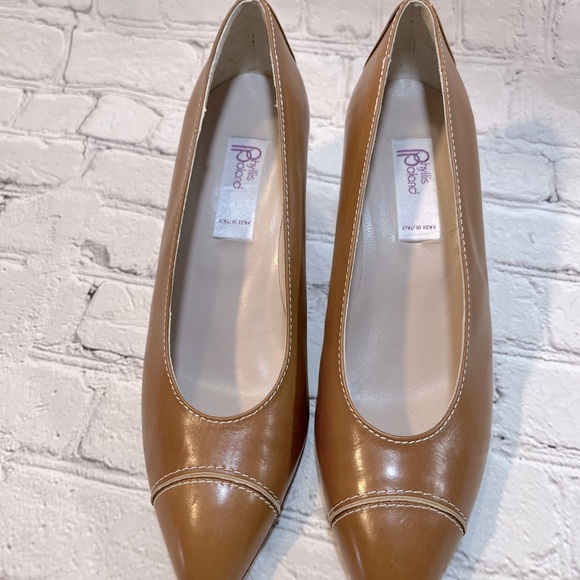 Phyllis Poland | Shoes | Phyllis Poland Leather Heels Vintage Made In ...